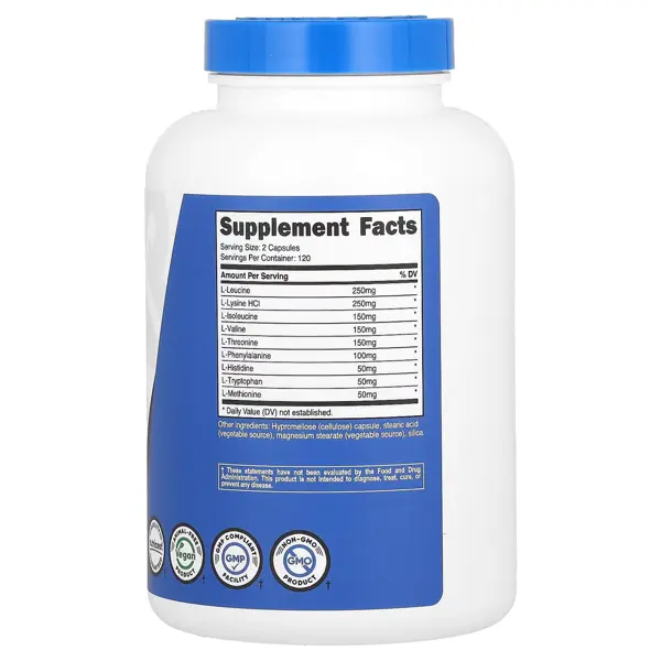 Nutricost Eaa 1200 Mg Capsules In Pakistan | Muscle Growth - Well Mart